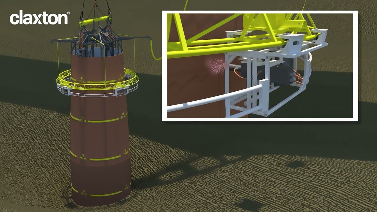 World First in Fixed Wind Monopile Cut & Recovery – Claxton Engineering